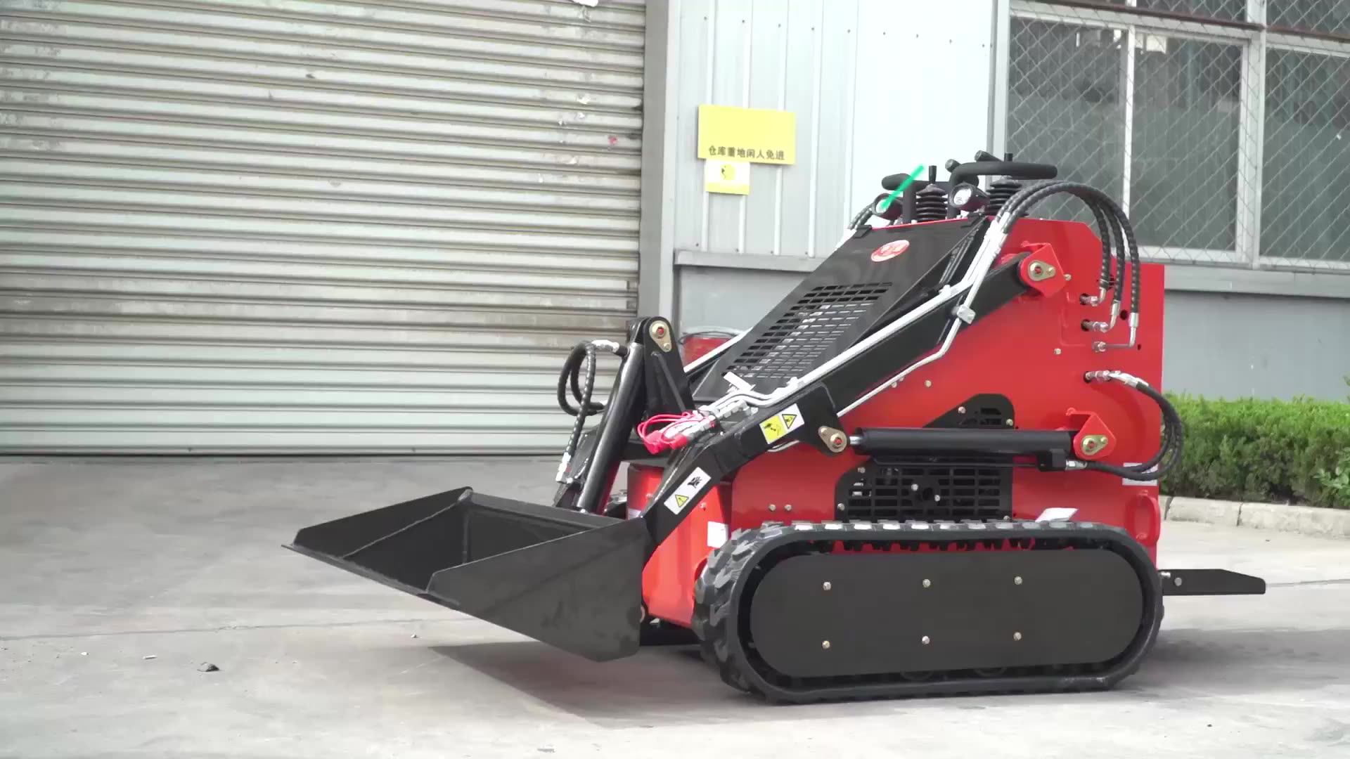 Farm Construction Compact Small Diesel Hydraulic Crawler Mini Loaders ...