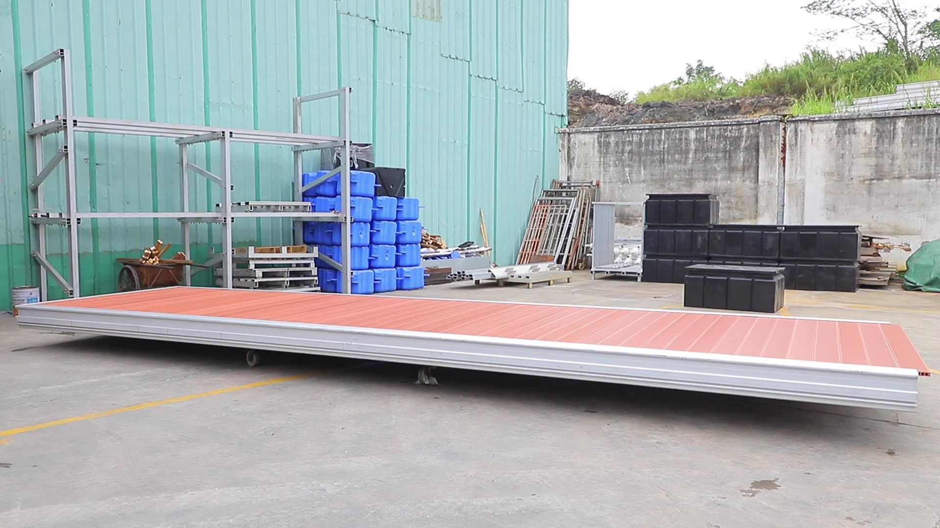 Floating Dock Jetty Corrosion Resistance Long Lifespan Wharf ...