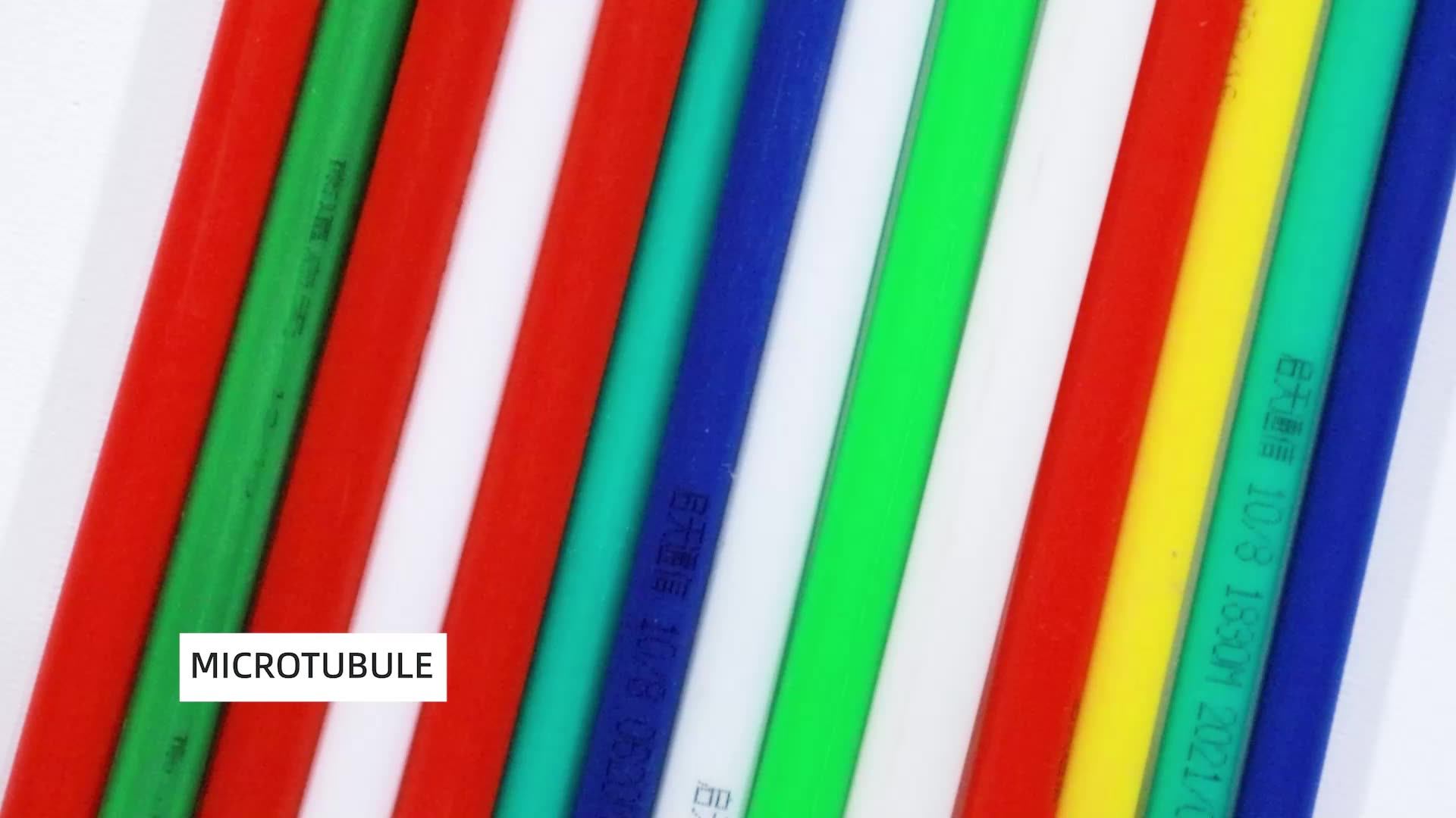 Microduct Tube Hdpe Microduct Bundle Conduit 12/10mm Sheath Of Optical ...