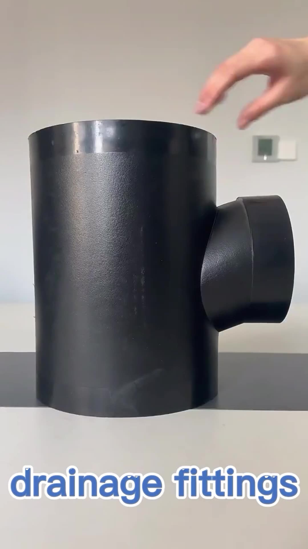 Hdpe Wye For Drain Water Siphon Rainwater Drainage System Hdpe Pipe ...