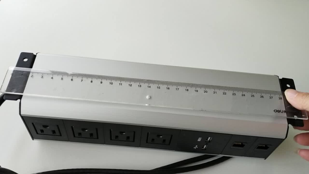 Conference Table Hang On Desk Edge Power And Data Socket With Usb ...