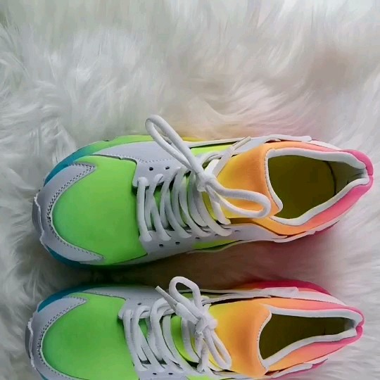New Design Rainbow Sneakers For Young Ladies High-quality Comfortable ...
