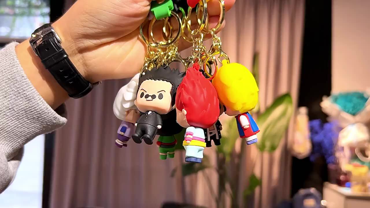 Shili Toy Hisoko Morow Killua Zoldyck Gon Freecss Silicone Keychains ...