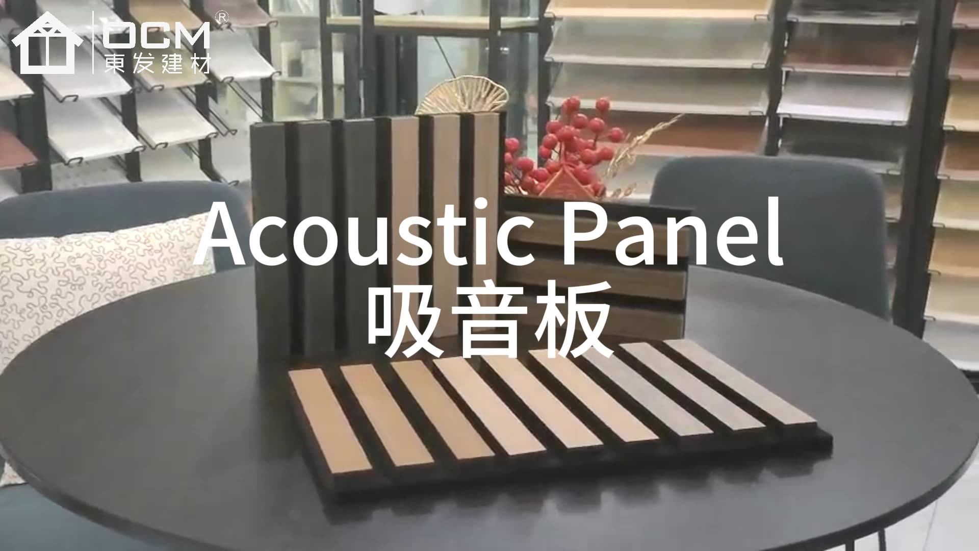 Black Slat Acoustic Wood Panel Soundproof Wooden Acoustic Panels ...