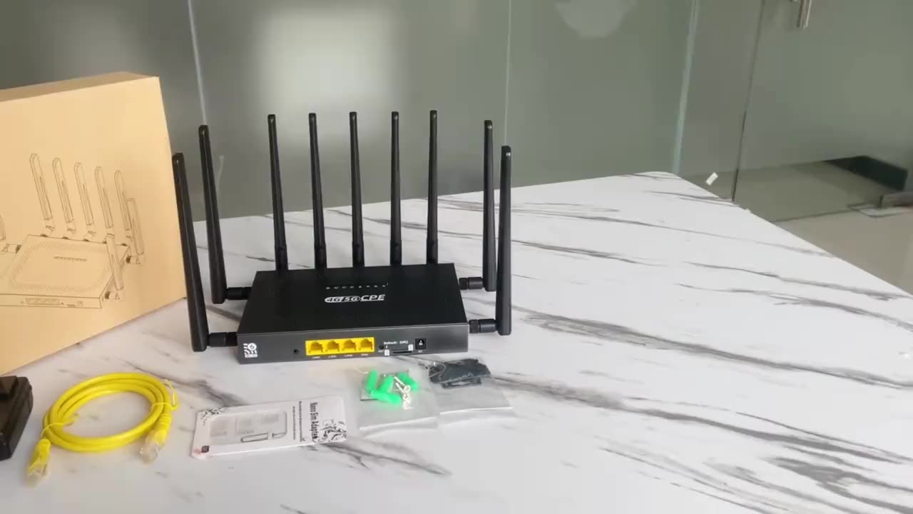 Best 802.11ax Wifi 6 Dual Band 3000mbps Wireless 4g 5g Wifi6 Router With Sim Card - Buy 802.11ax ...