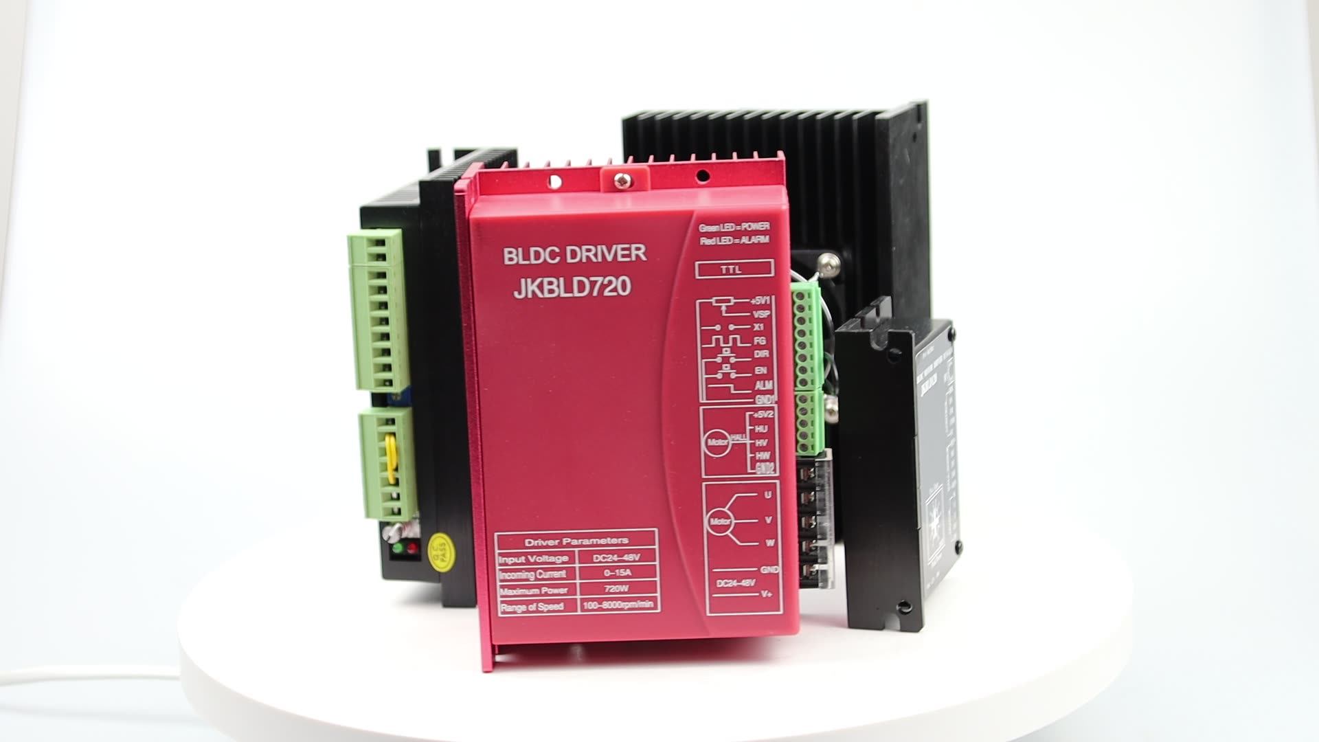 Jkongmotor Brushless Dc Motor Driver With Hall Sensor Feedback Bldc ...