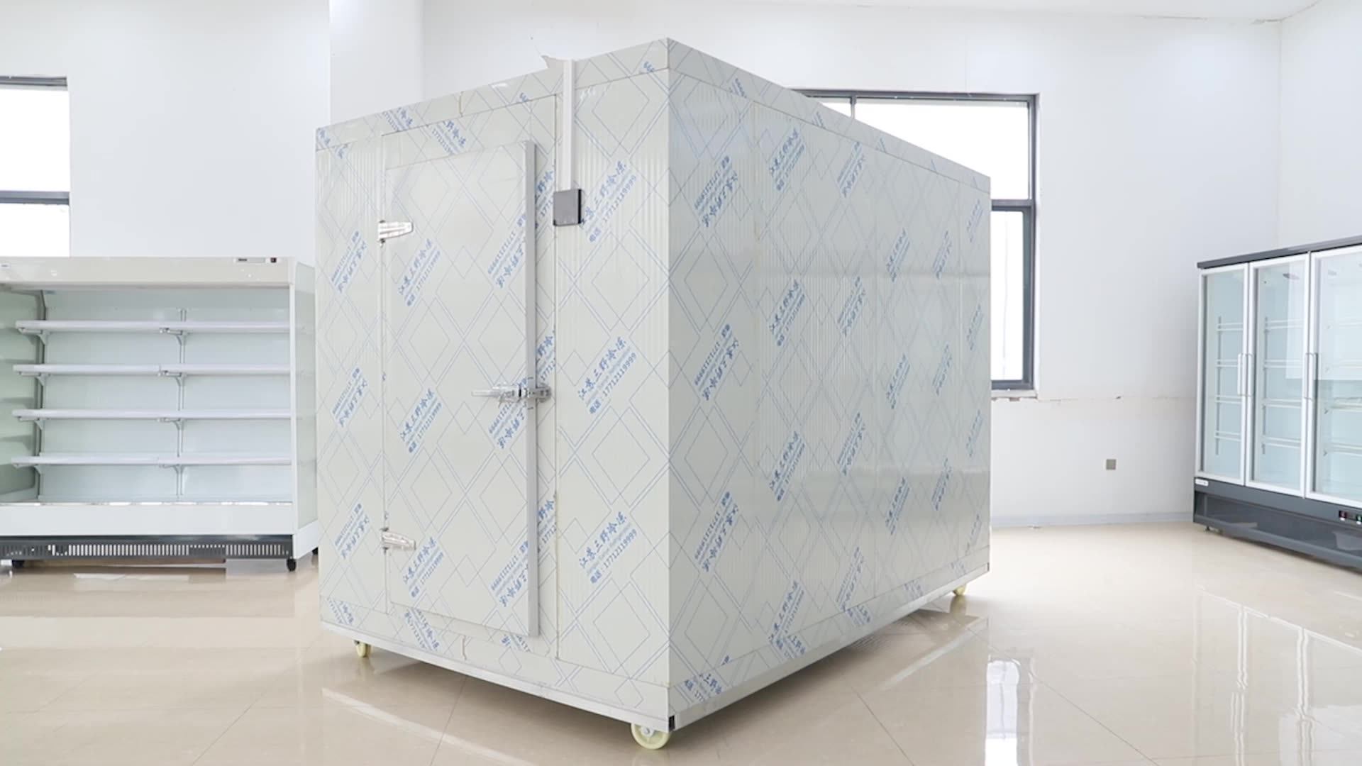 Small Walk In Freezer With Monoblock Compressor Condensing Unit ...