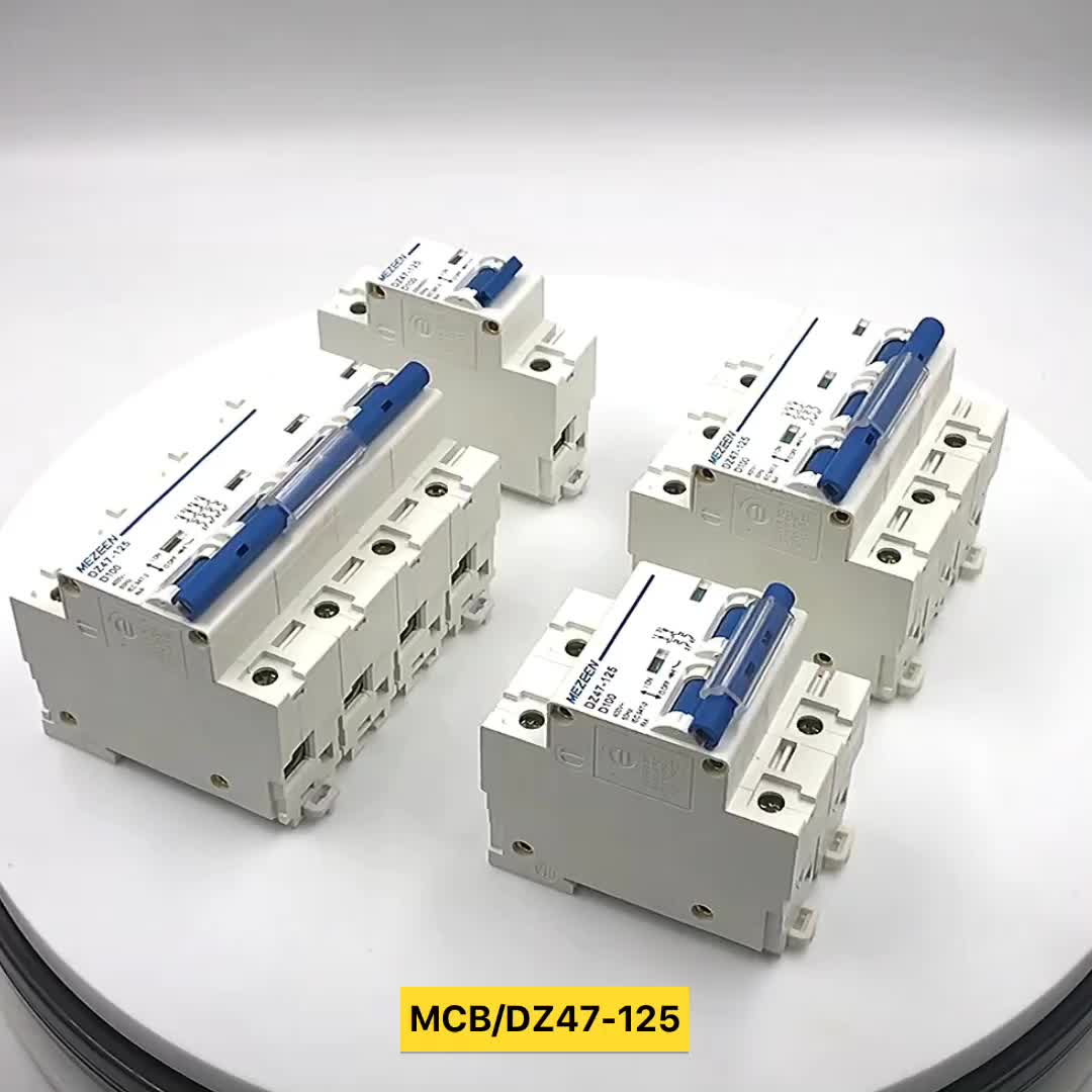 Nc Mcb Circuit Breaker 3p 80a 100a 125a 220v 415v 10ka Mini Circuit Breaker - Buy Nc Mcb,Circuit ...