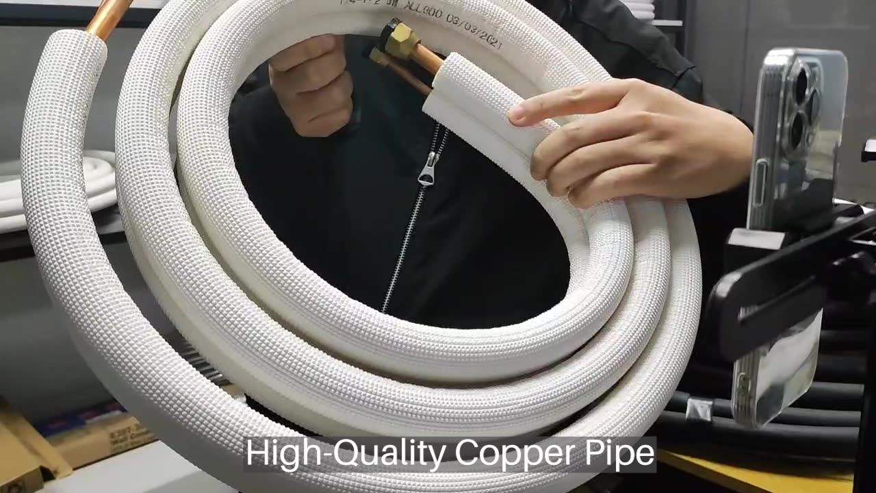 Custom Size Mini Split Air Conditioning Fitting Insulated Twin Copper ...