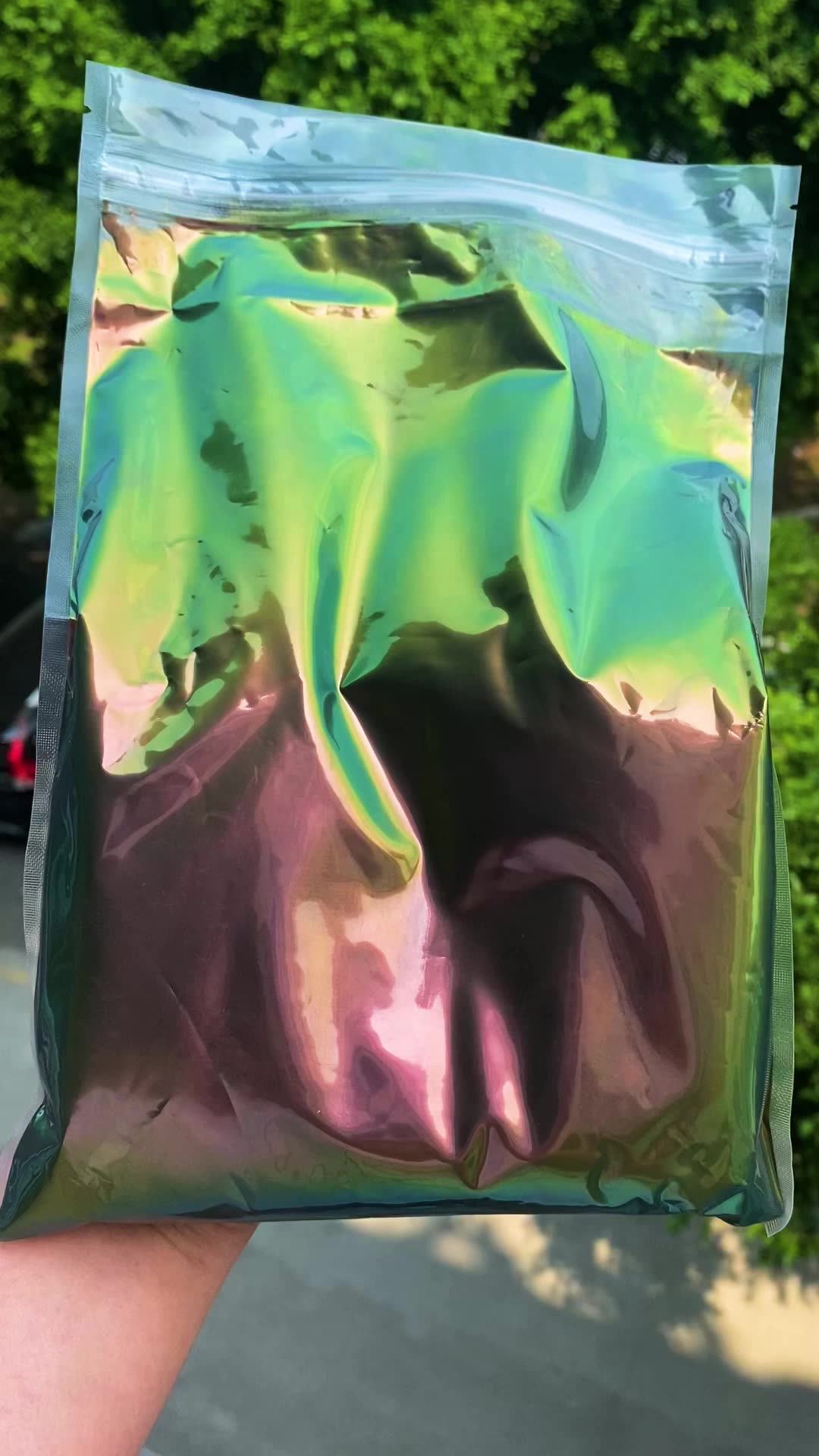 Hyper Shift Nail Chrome Powder Color Shifting Red To Black Chameleon ...