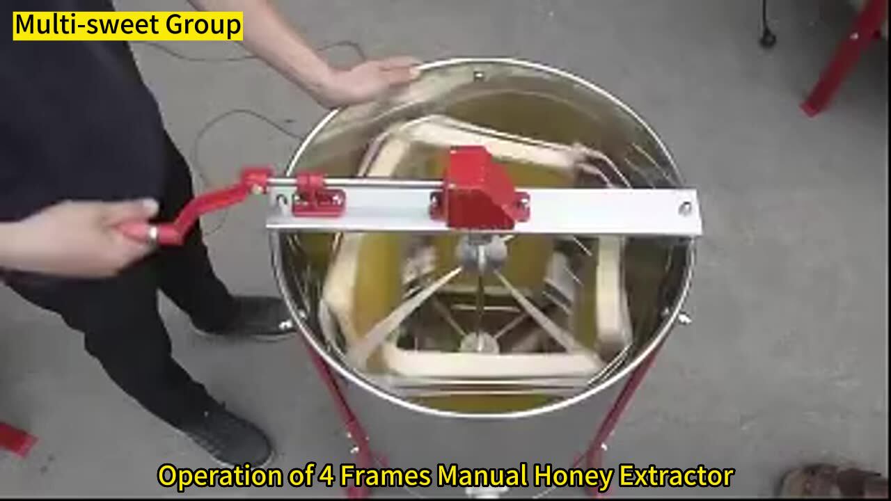4 Frames Manual Honey Extractor Centrifuge For Honey - Buy Honey ...