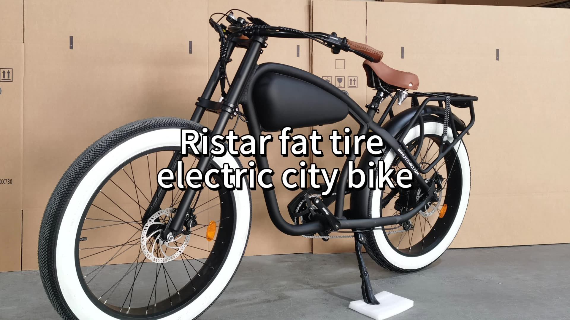 Cafe Racer Ebike 48v 500w Lithium Battery Electric Bicycle 26 Inch Fat ...