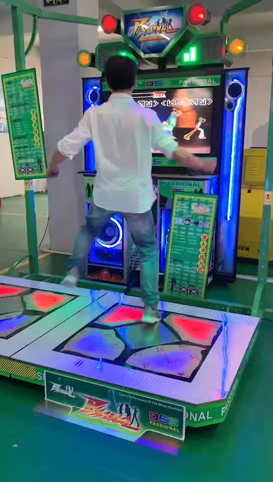 Hot Sale Amusement Arcade Coin Operated Simulator Musical Dancing Game ...