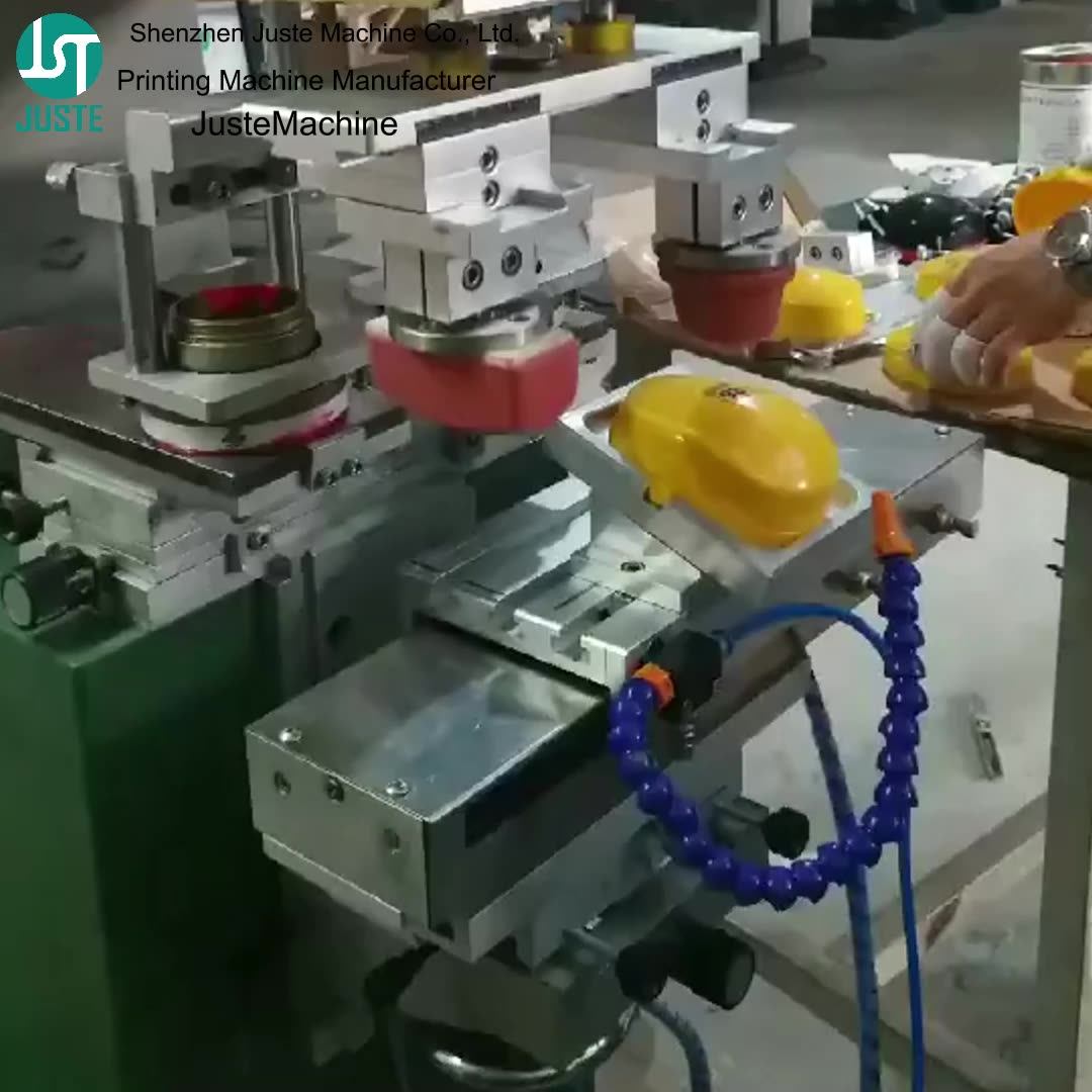 2 Two Color Pad Printing Machine Sealed Closed Ink Cup Tampo Printer ...