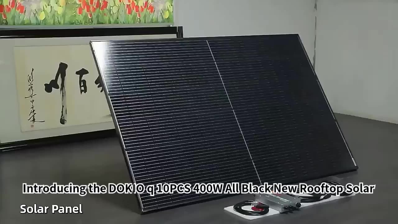 Dokio Balcony Power Plants Kit 400w/800w Solar Panels With 800w ...