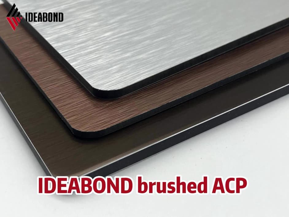 Alucobond Metal Building Decorated Materials Acp Brushed Aluminum ...