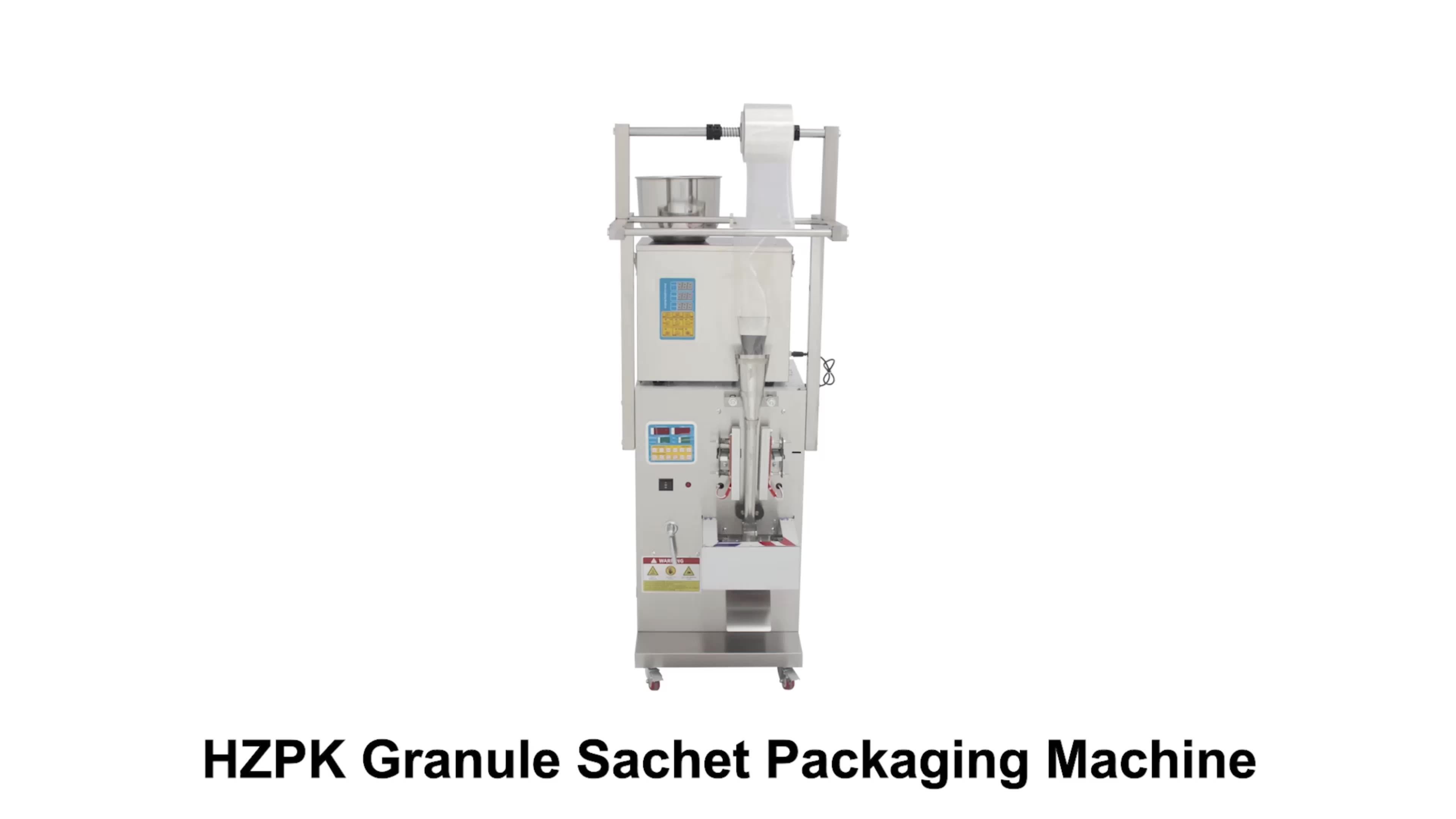 Hzpk Multi-function Packaging Machines/automatic Form Fill Seal Granule Spice Sugar Tea Bag ...