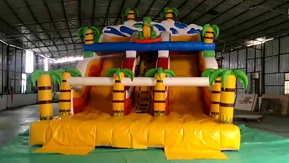 Yellow & Blue Inflatable Slides/hot Inflatable Water Slides - Buy ...