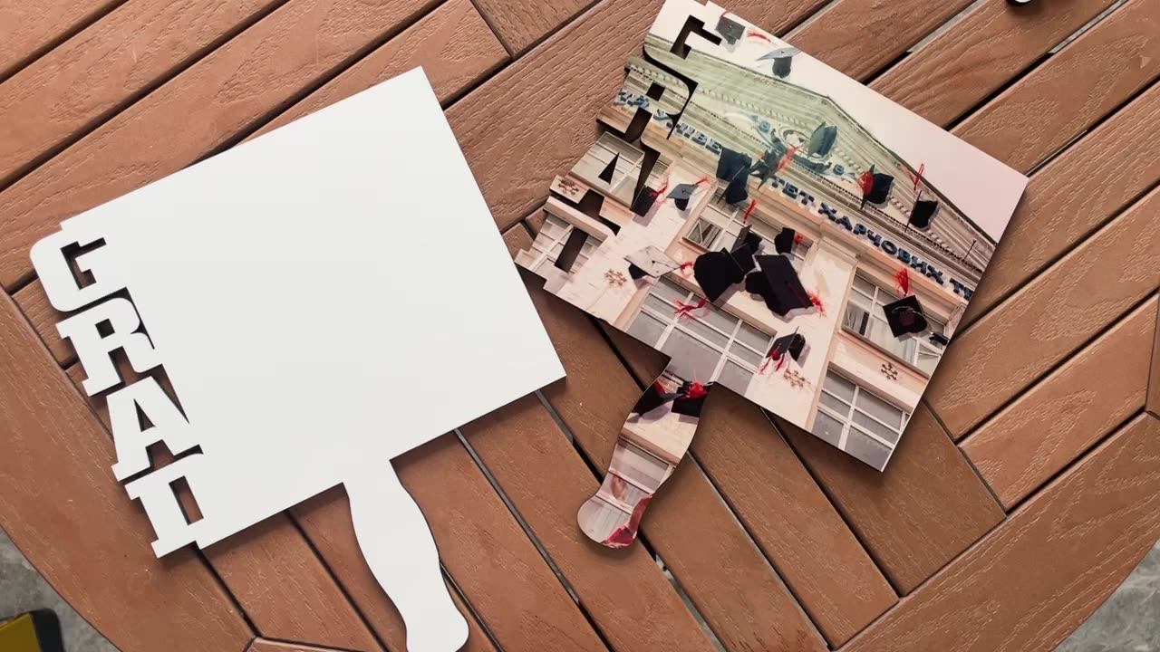 Mdfsub Grad Paddles Fan Sublimation Paddle Church Fans Blank ...