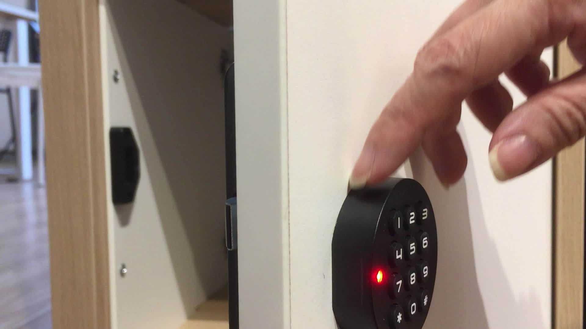 Small Black Keyless Digital Keypad Lock For Locker - Buy Keypad Lock ...