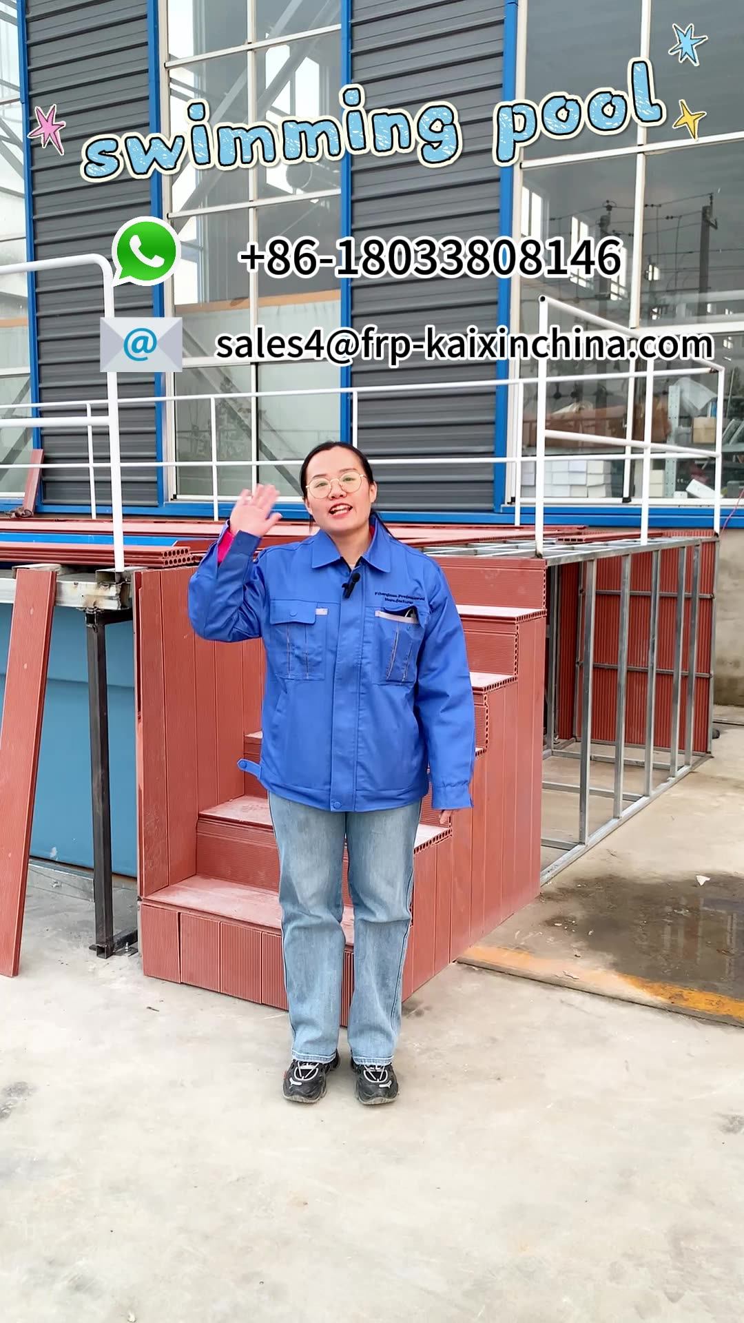 Custom 12m Swim Spa 15ft 6 Meter Swimming Pool In Above Ground Fiber ...