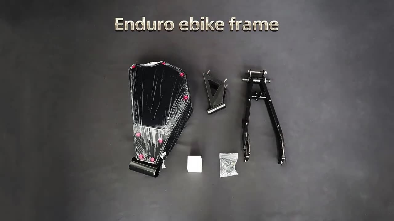 High Quality Ebike Enduro Frame Black White Electric Bike Stealth ...