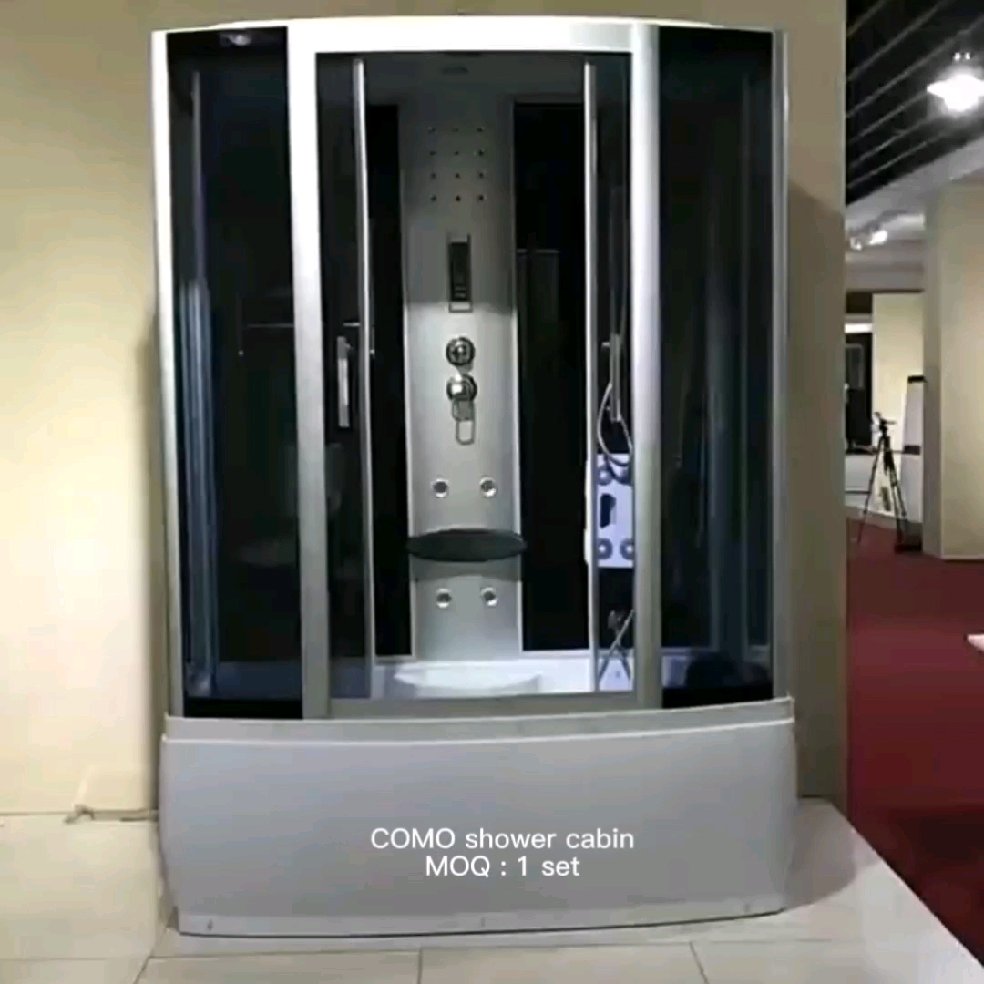 Whole Complete Steam Shower Cabin Room With Indoor Massage Corner Sauna