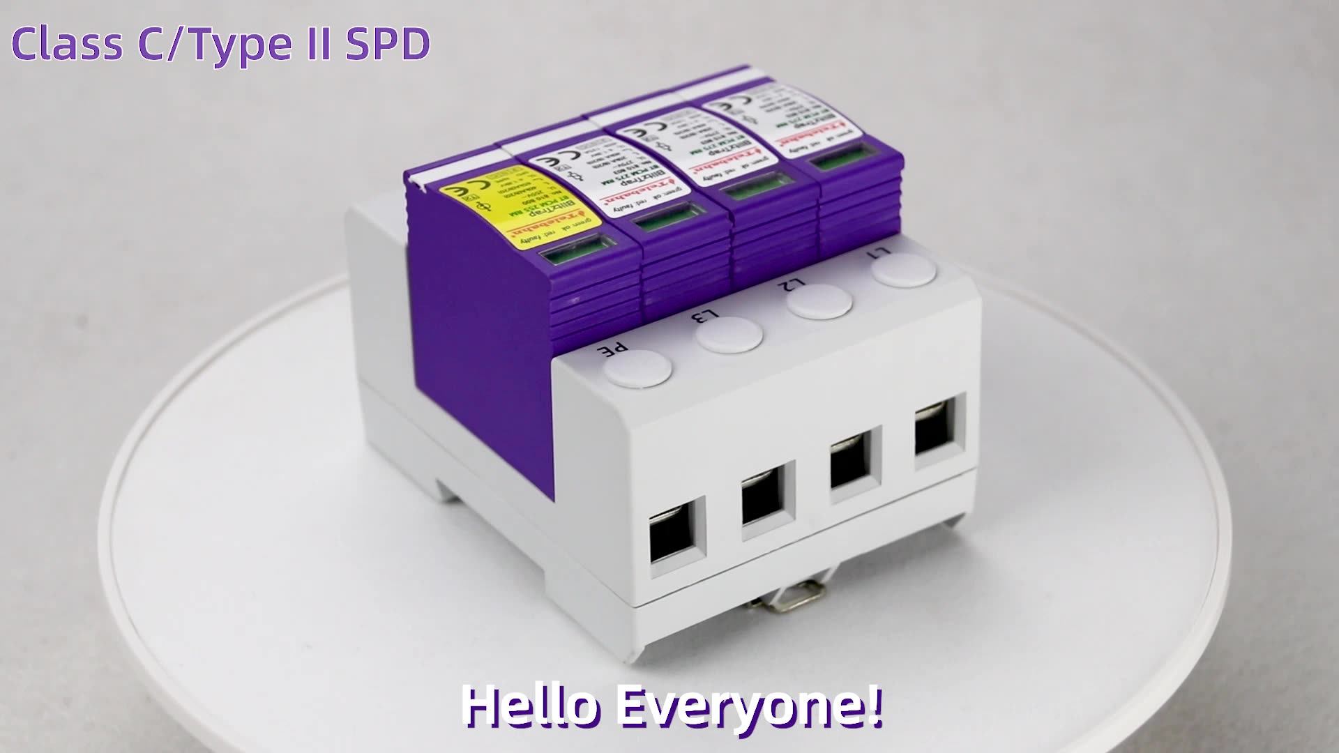 Bt Pcm Tt3+1 275 Rm Class Ii 3 Phase Tt Telebahn Spd 40ka Ac Kema-keur ...