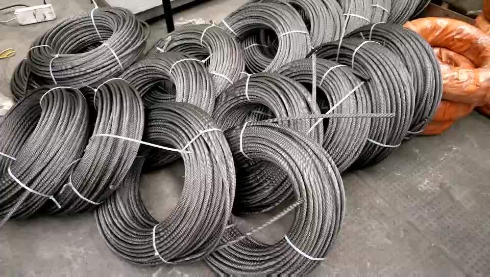 8x19s +fc Or 8x25fi +iwrc Suspension Ropes For Elevator - Buy Wire Rope ...