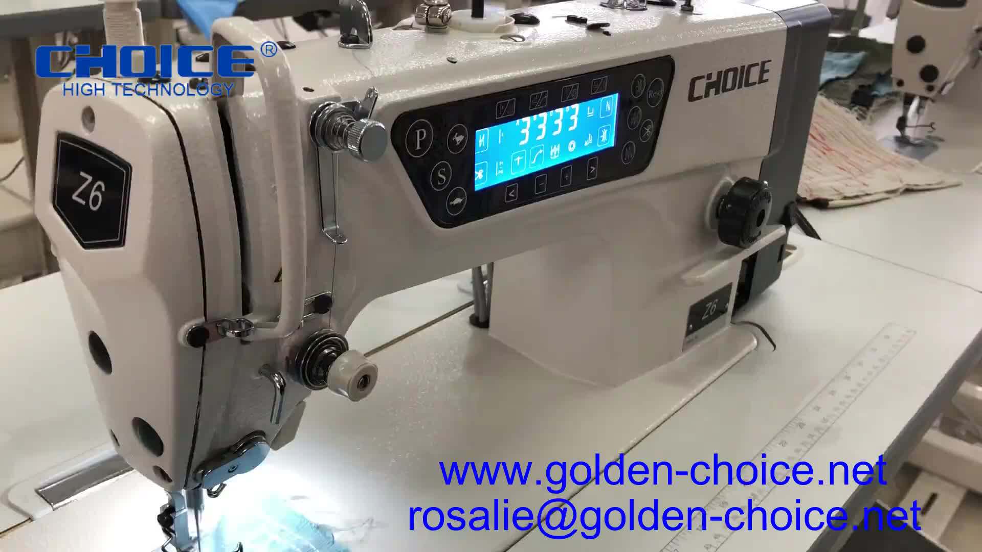 Golden Choice R6-t High Speed Computerized Auto Trimmer Single Needle ...