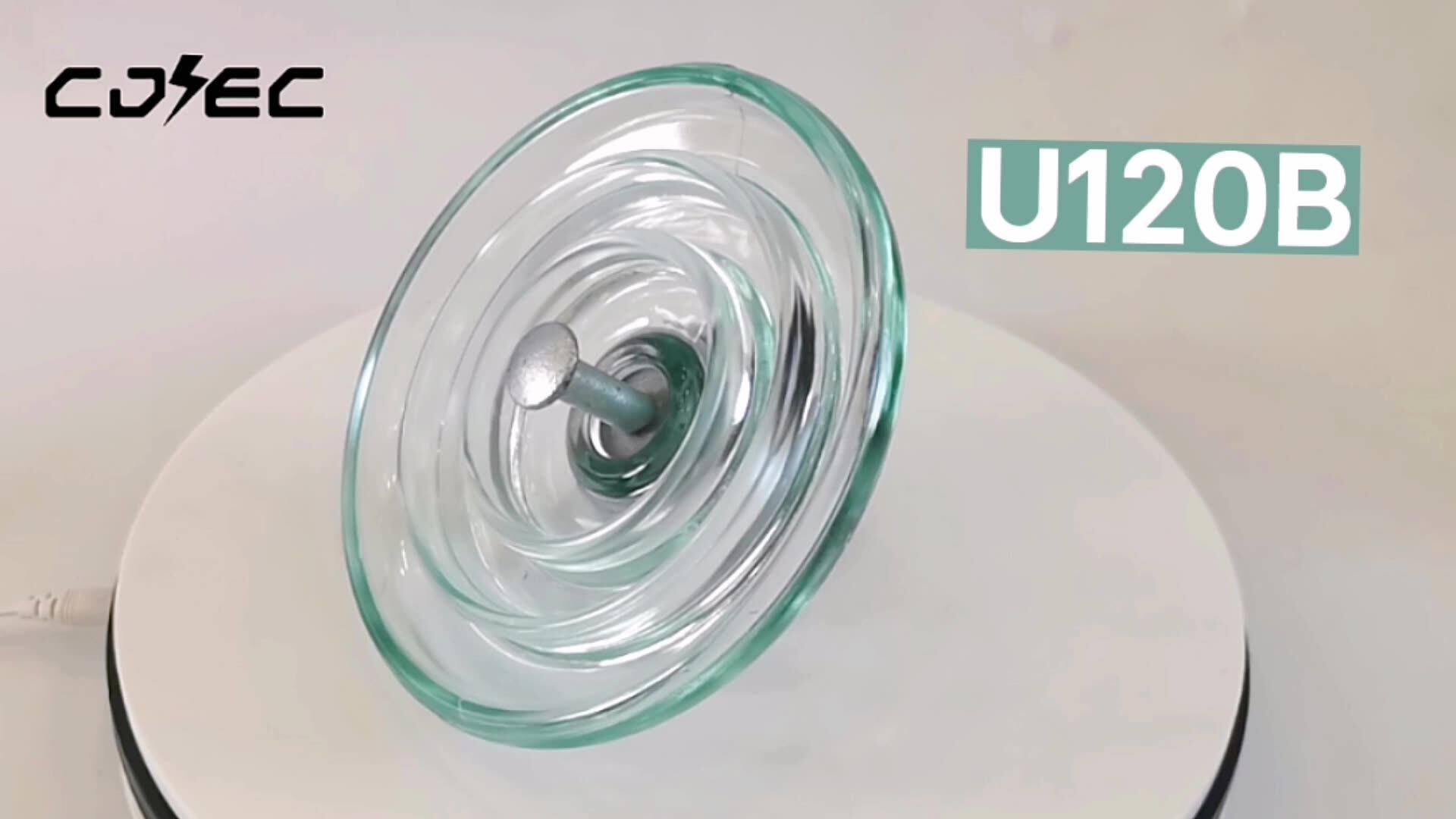 Iec U120b High Voltage Glass Insulators Coupling Size Disc Suspension ...