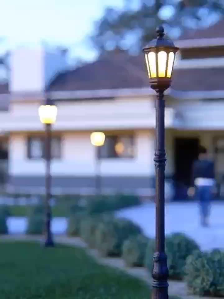 Vintage Classic Black Or Bronze Garden Lamp E27 Outdoor Garden Street ...