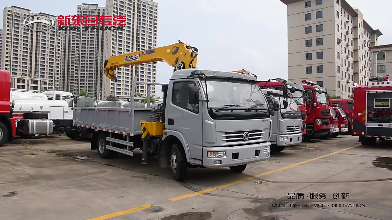 Shacman F3000 Cabin 10 Tons Loading Crane 14m Lift Boom With Cargo ...
