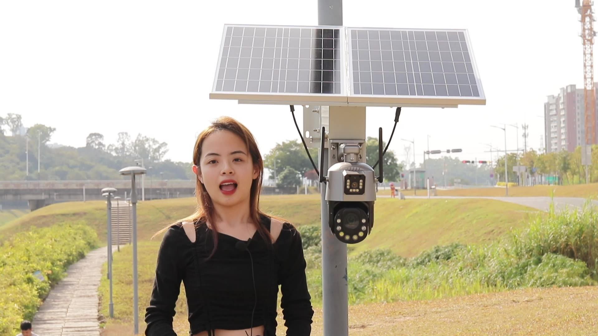 Tecdeft Smart Full Color Night Vision Ptz Solar Cctv Wifi 8mp 4k ...