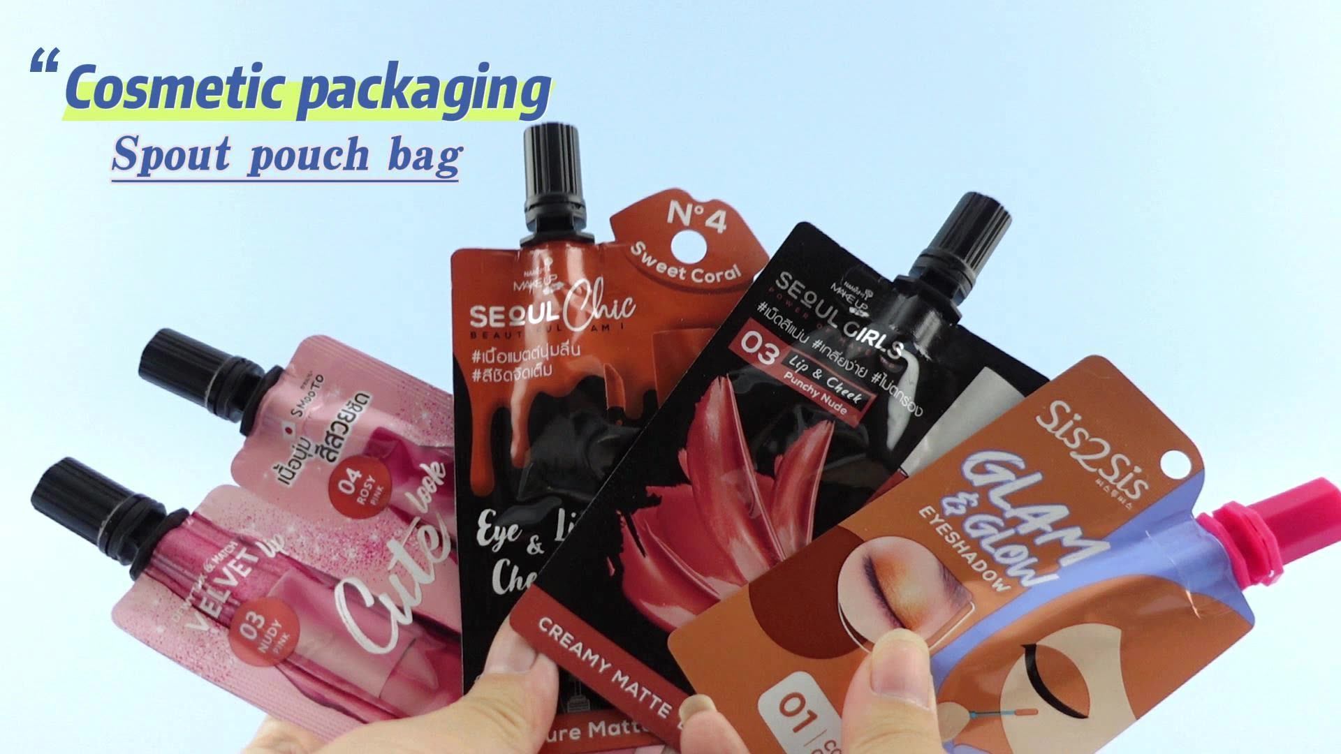 Makeup Samples Aluminum Foil Sachet Lipstick Pouch Mascara Eyeliner ...