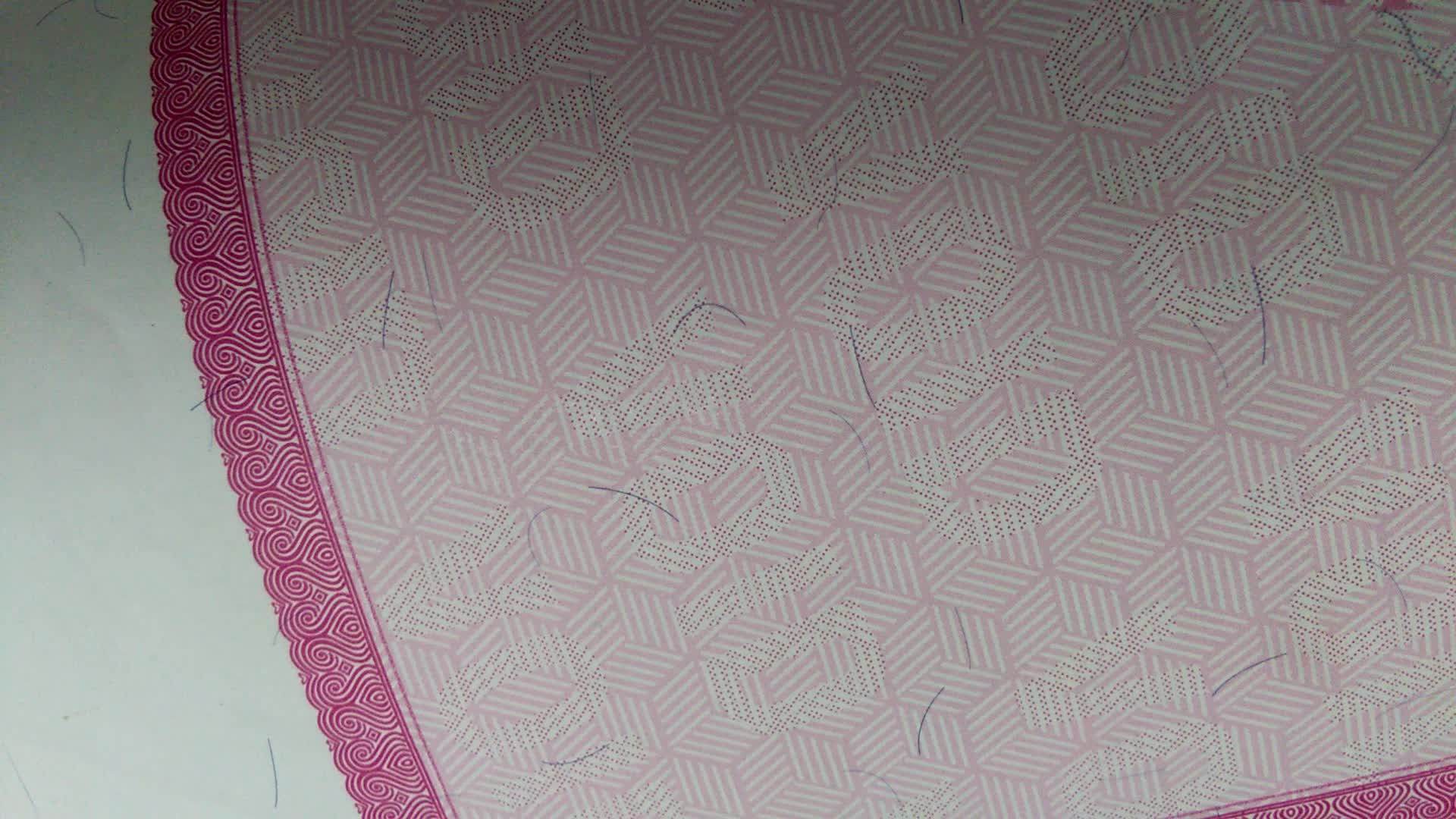 Anti-counterfeiting Security Paper With Special Pattern Printing - Buy ...