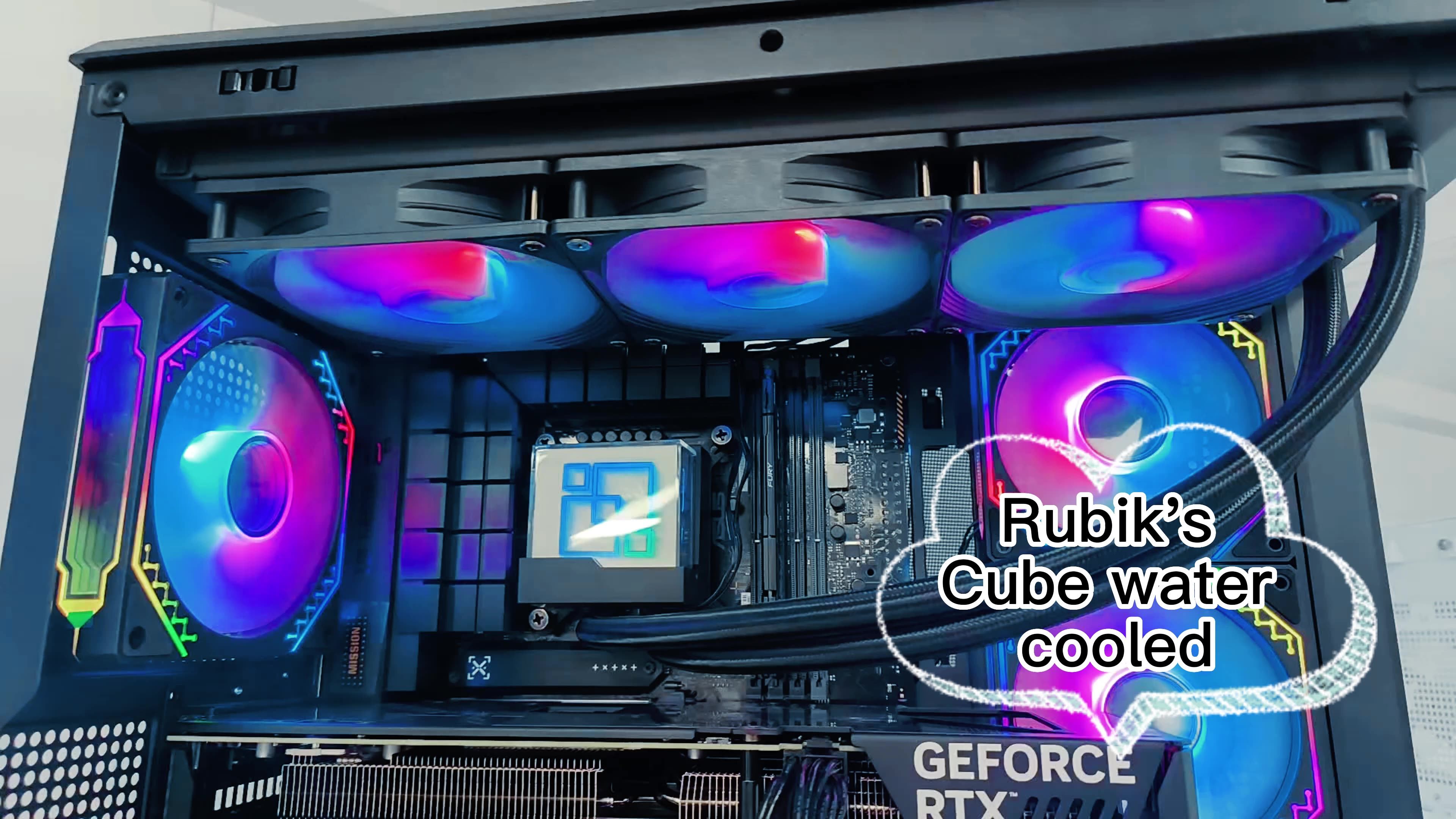 Liquid Cooler 360mm Aio Argb Aio Liquid Cpu Cooler 360mm Radiator ...