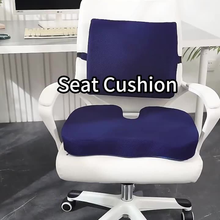 Gel Office Chair Seat Cushion Orthopedic Butt Pillow For Long Sitting ...