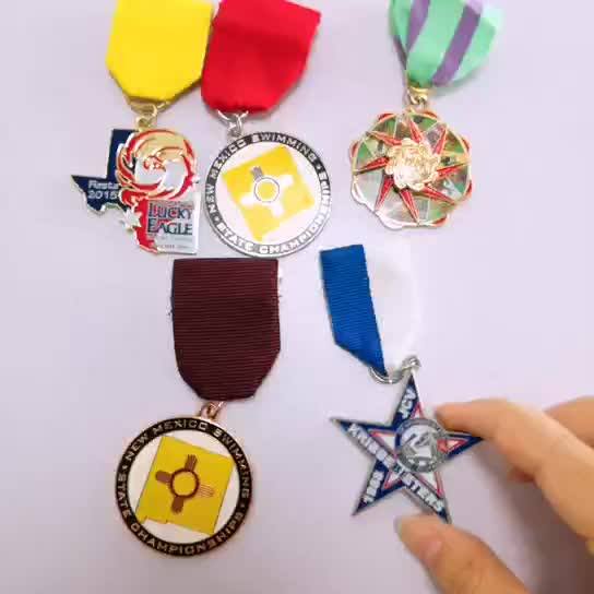 Custom Police Officer Military Lapel Pin Shield Metal Badge With Safety ...