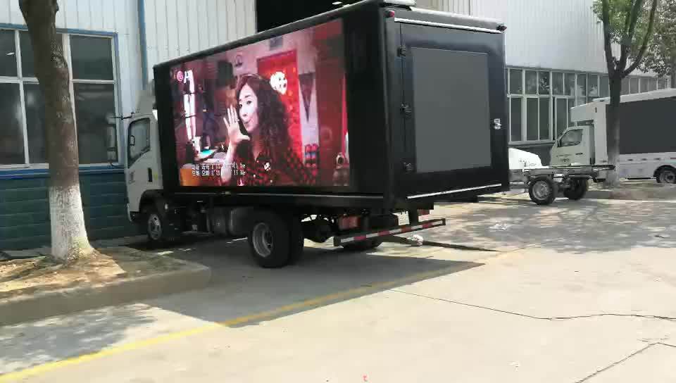 Mobile Led Advertising Vehicle Mounted Led Screen Advertising Truck ...