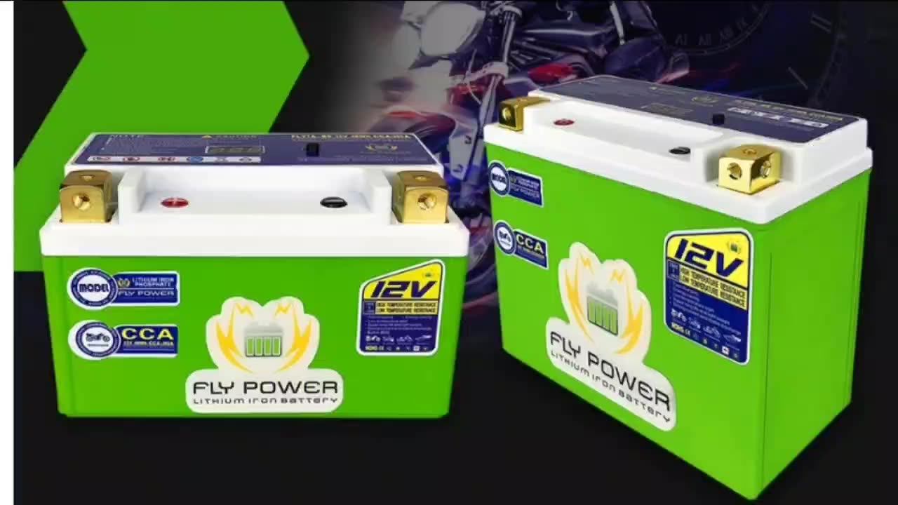 5l-bs Lifepo4 Motorcycle Lithium Ion Battery 12v 36wh Cca 180a Bms ...
