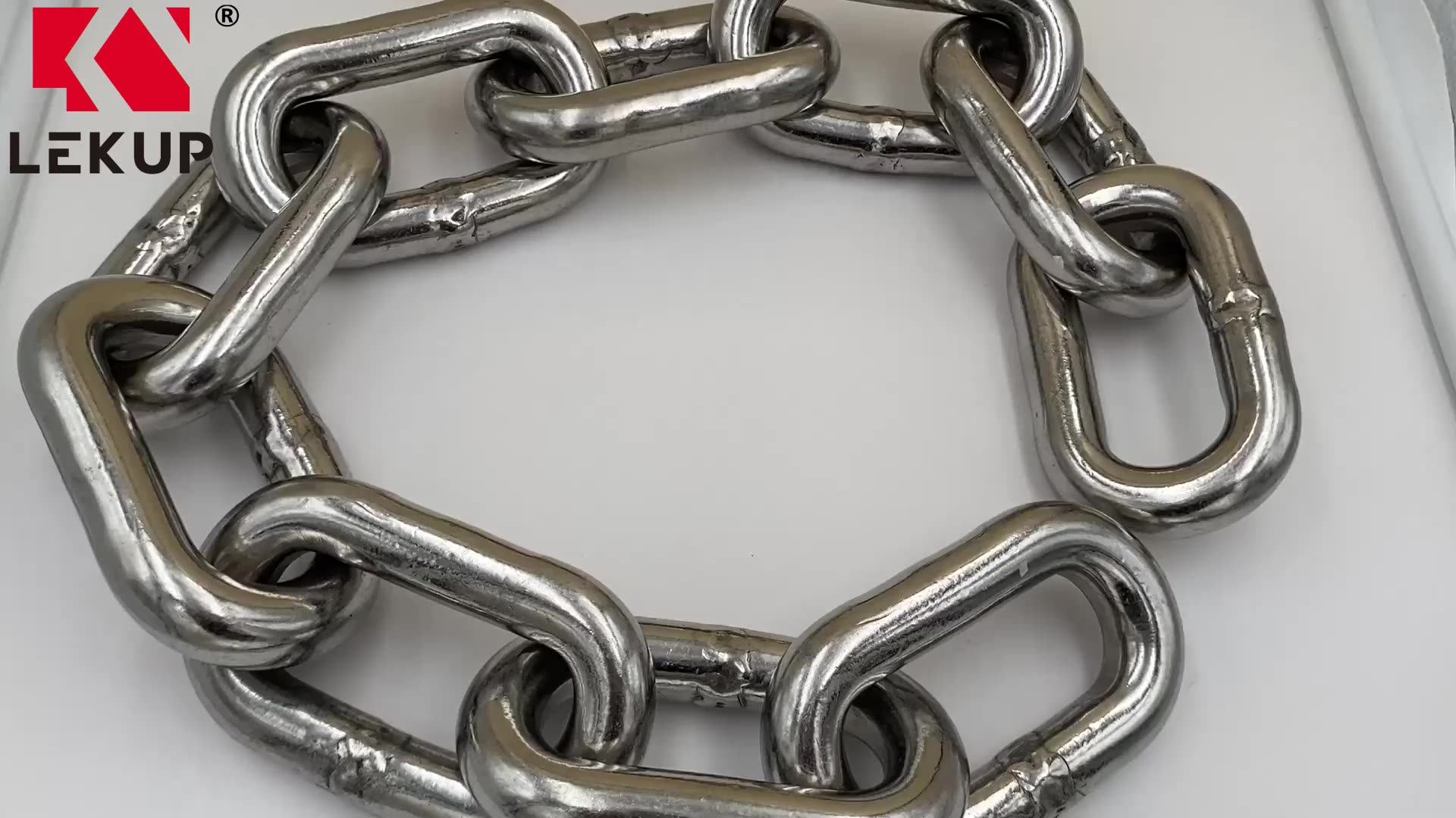 Din766 Safety Chain Heavy Duty Welded Link Chain Stainless Steel Link ...