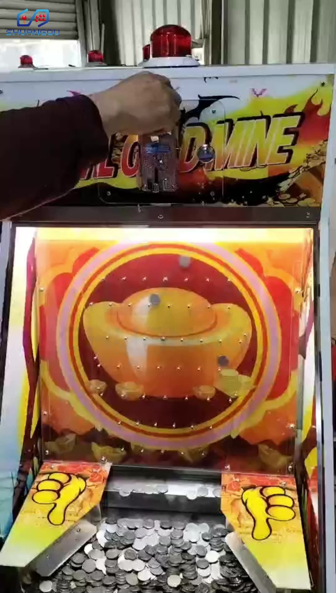 Amusement Park Products Arcade Mini With Bill Changer Devil Gold Mine ...