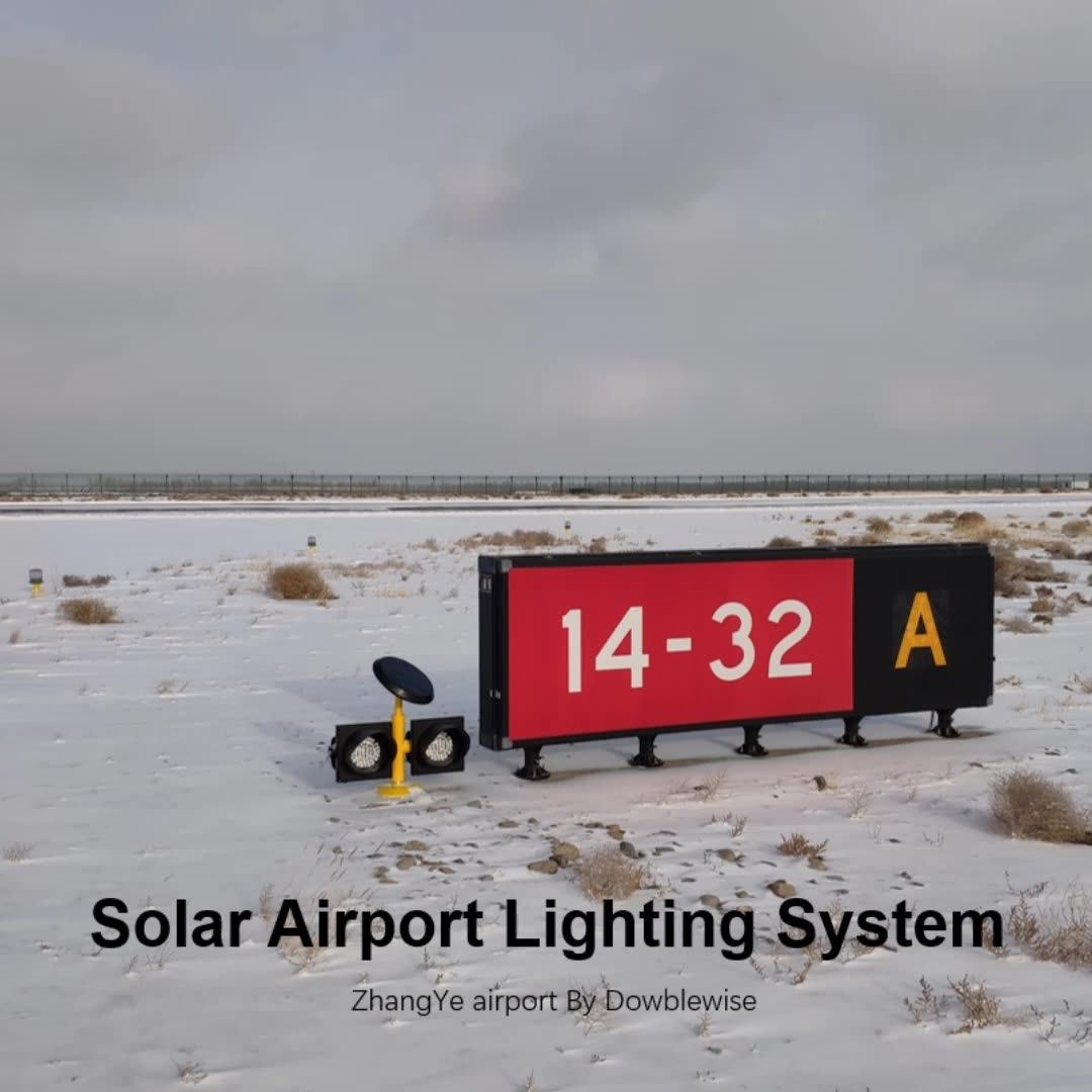 Faa Airport Lighting Wind Cone Solar Airfield Heliport Windsock With An ...