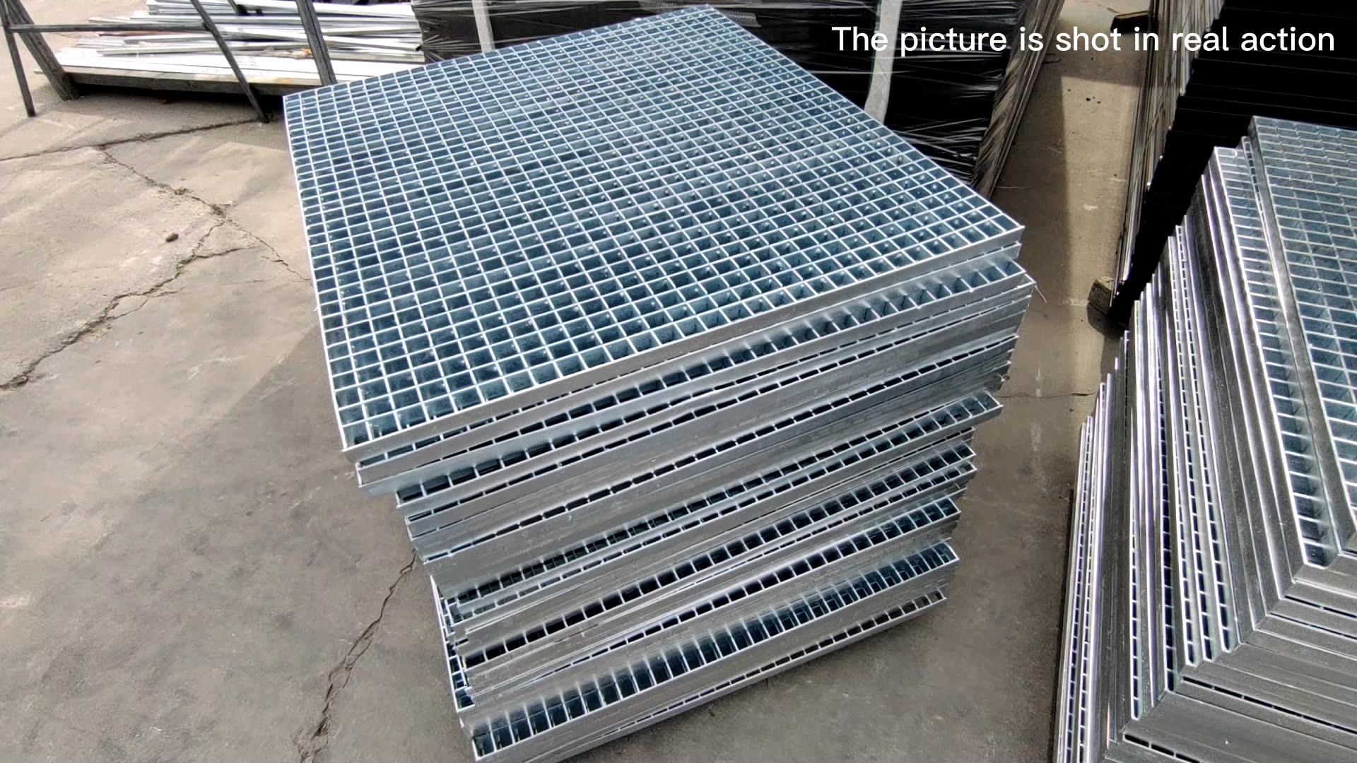 Galvanized Welded Metal Grating Walkway Flooring Industries Platform ...