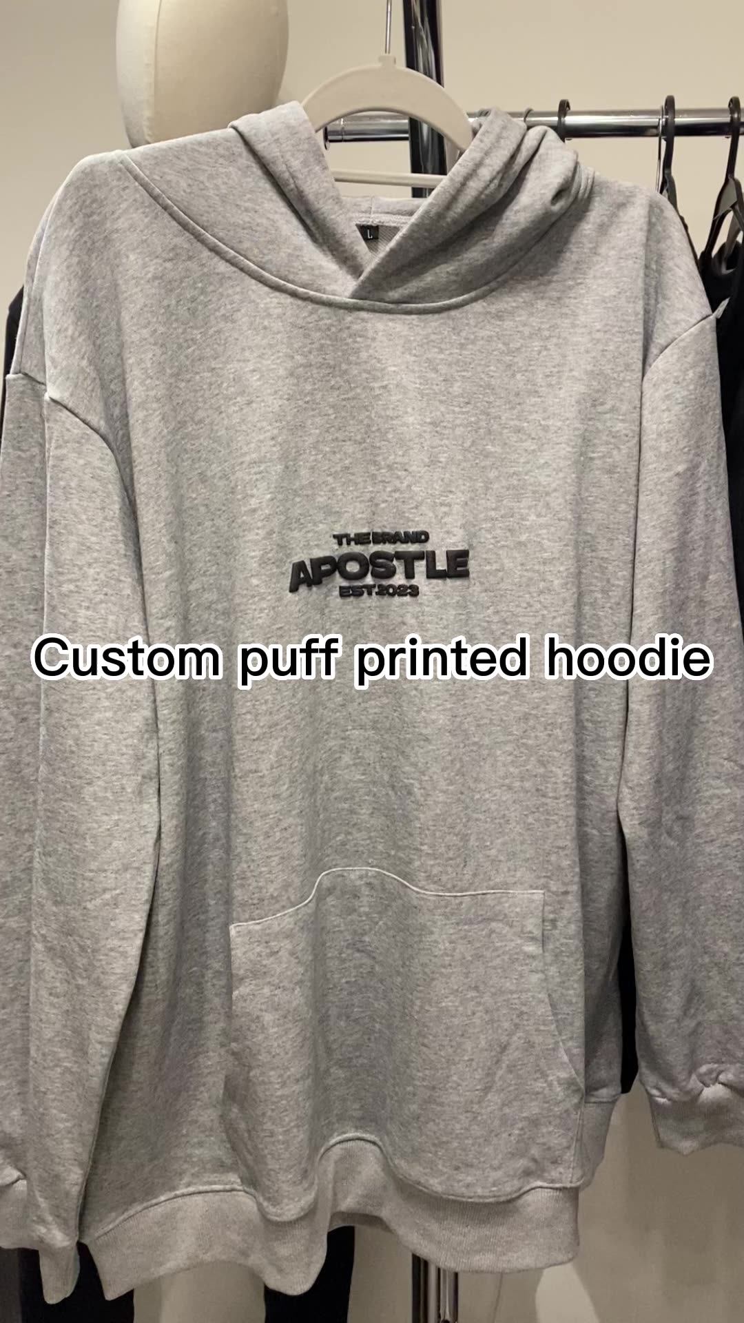 Sweatshirt Custom Logo Basic Hoodie Loose Casual Custom High Quality ...