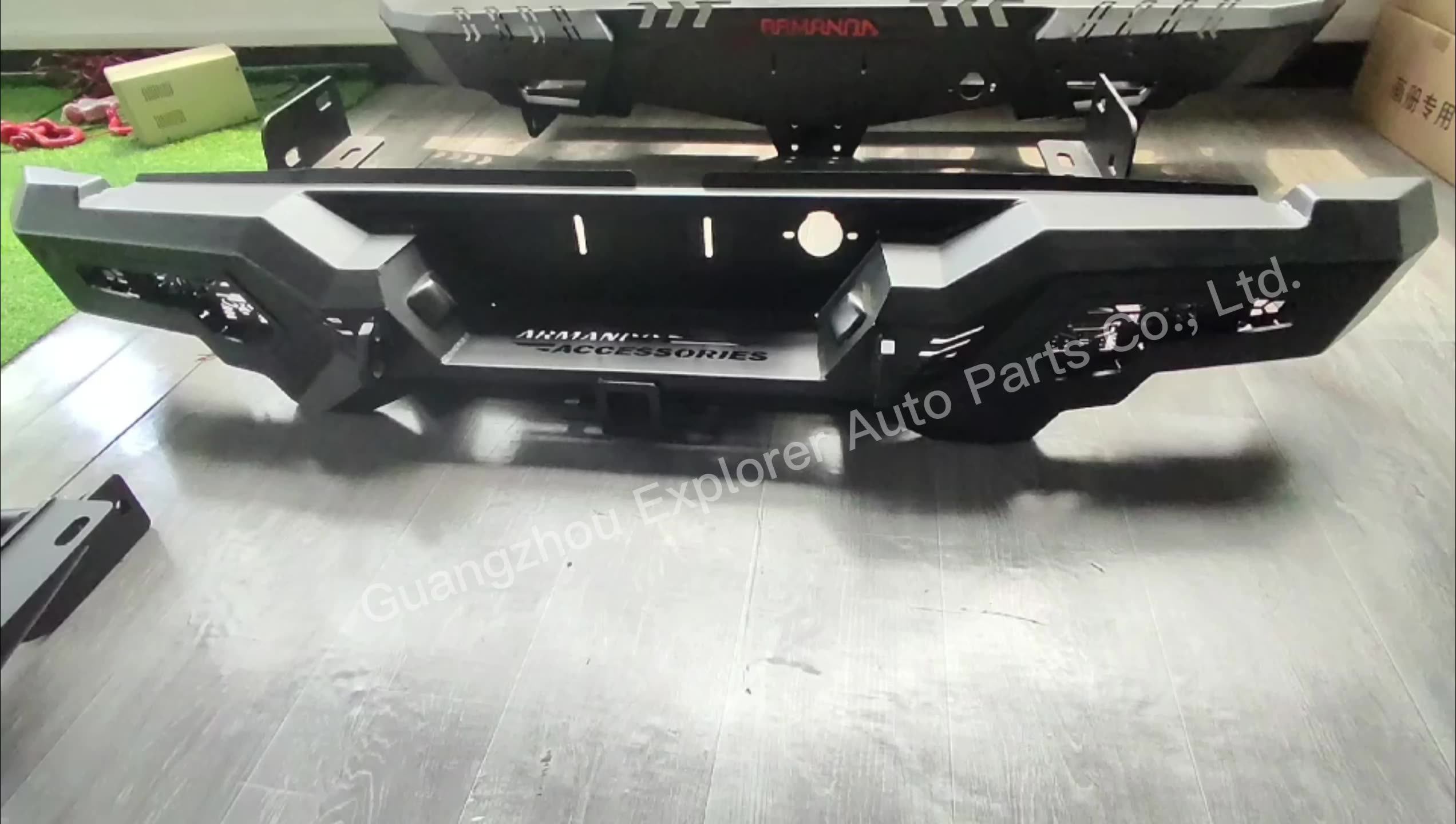 Armando Car Steel Rear Bumper For Ranger T7 T8 Raptor With Led Light ...