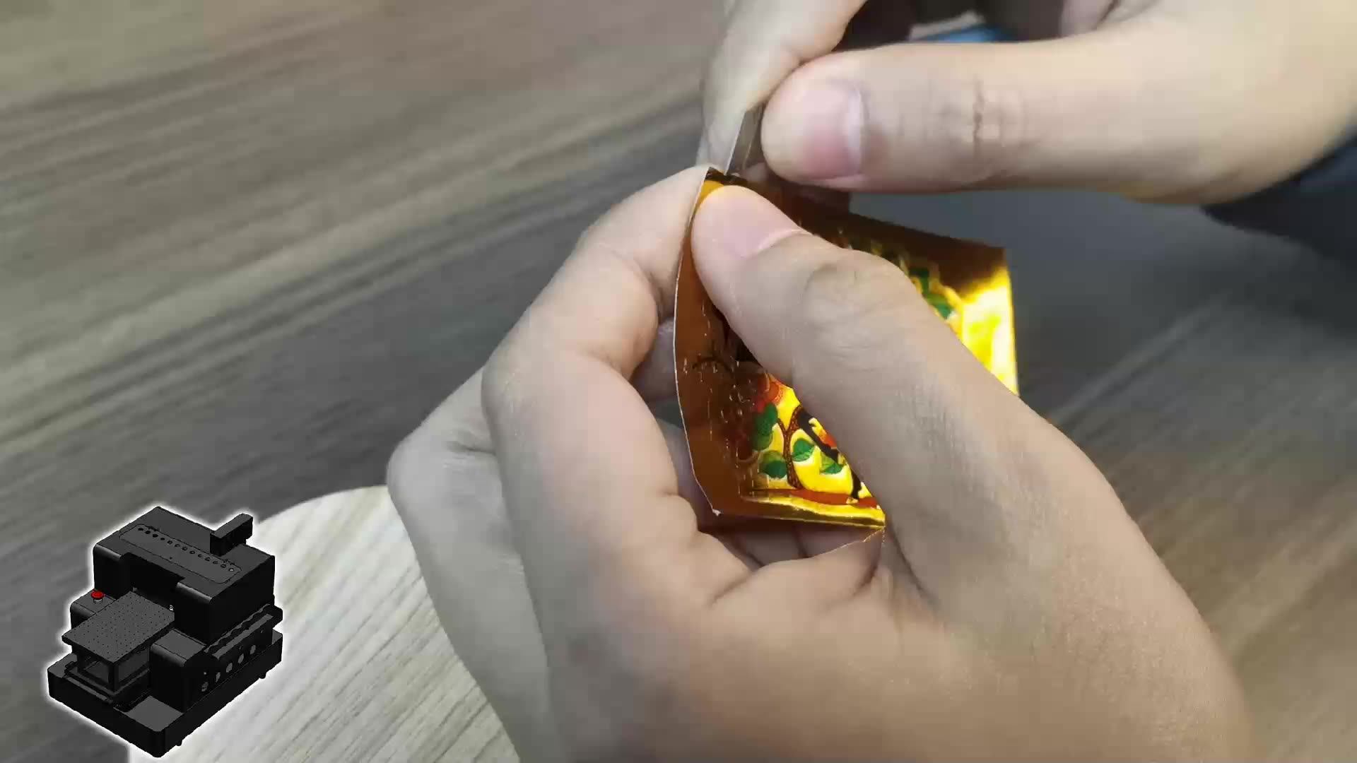 Uv Dtf Sticker Printer Metallic Foil Ab Film Cold Transfer A4 Size Uv ...