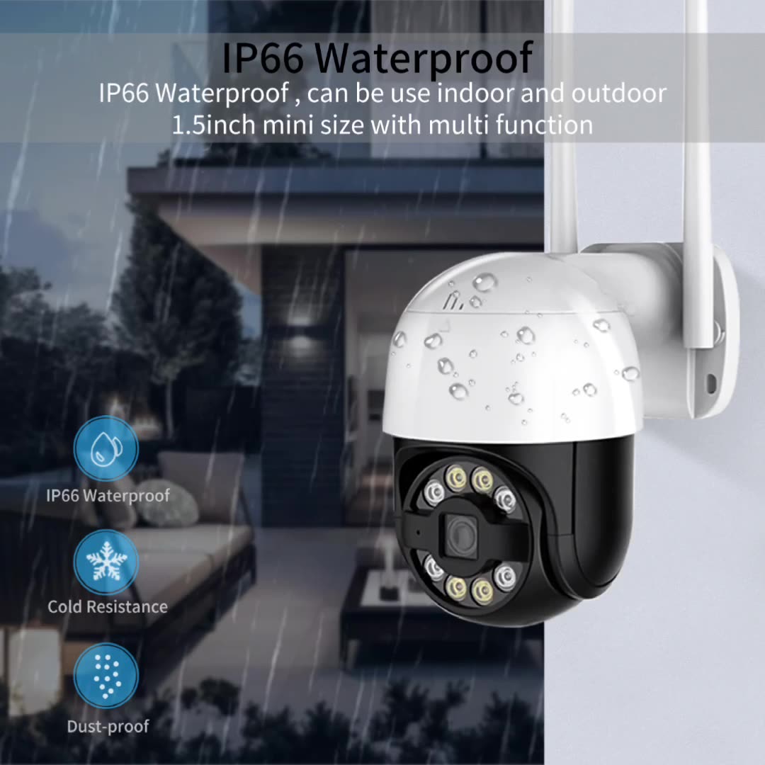 2020 V380 Hd 2mp Wifi Ip Camera With Dual Light Ip66 Wireless Security ...
