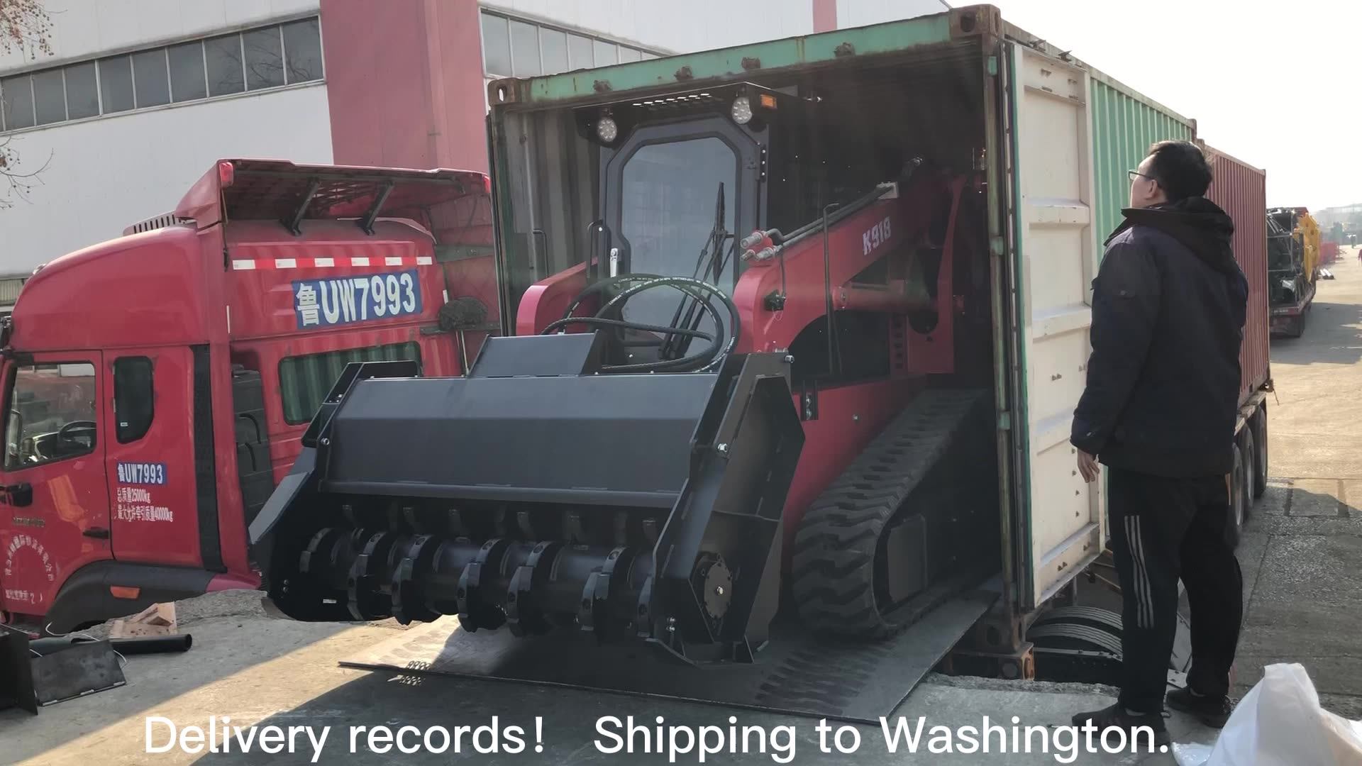 Forestry Skidsteer 75hp 100hp Skid Steer Track Epa Tracked Skid Steer ...